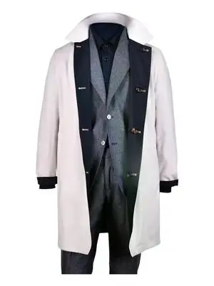 Kiton Reversible Peak-lapel Raincoat - Neutrals