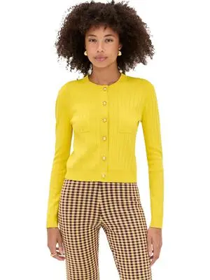 LE BOP Diana Cardigan - Citrine
