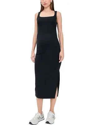 Beyond Yoga Spacedye Icon Maternity Dress - Darkest Night