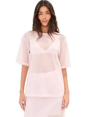 LE BOP Caroline Organza Tee Pink