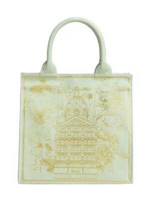Harrods Harrods Small Building Shopper Bag Green