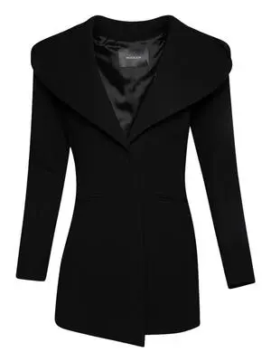 MUGLER Hooded Tailored Jacket - Black