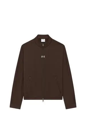 COURRÃ¨GES Interlock Tracksuit Jacket - Brown