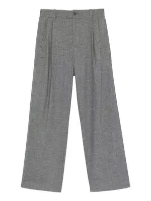 Simkhai Pleated Wide-leg Trousers - Grey