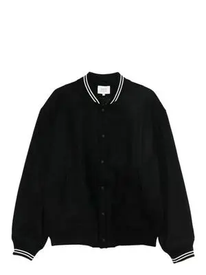 MAISON KITSUNÉ Ribbed-Trim Buttoned Jacket