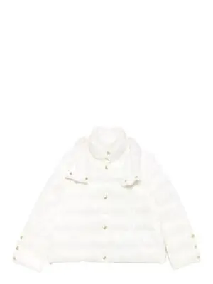 ERMANNO FIRENZE High-neck Puffer Jacket - White
