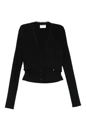 Moschino Wool Cardigan - Black