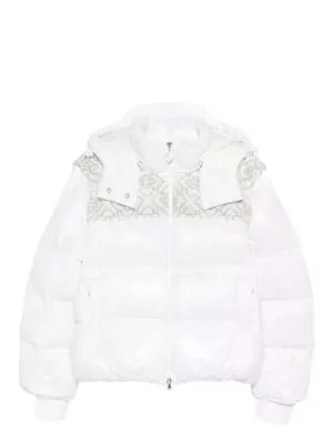 Casablanca Zip-up Puffer Ski Jacket - White
