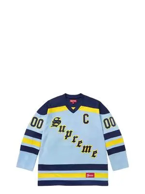 Supreme Fire & Ice Hockey T-shirt - Blue
