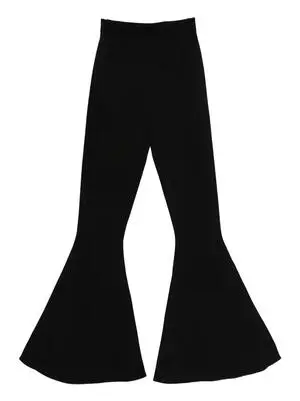 Giambattista Valli Flared Stretch Trousers - Black