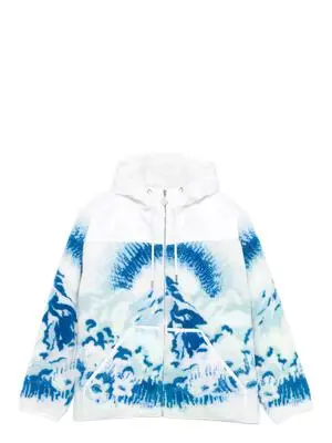Casablanca Ski-landscape Hooded Jacket - White