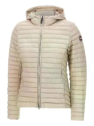 COLMAR Deluxe Quilted Hooded Puffer Jacket - Neutrals