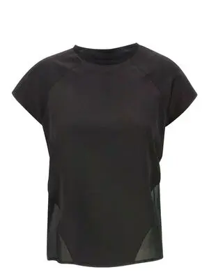 Liu Jo Satin Short-sleeve Top - Black