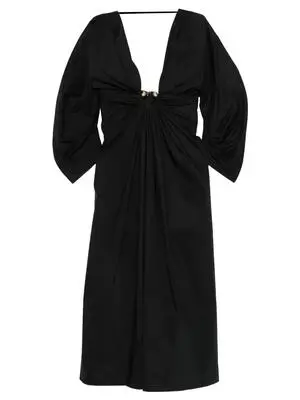 Cult Gaia Elyza Midi Dress - Black