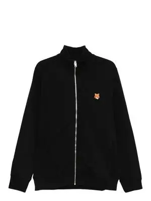 Maison Kitsuné Fox-motif Zip Jacket - Black