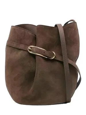 LIFFNER Suede Bucket Bag - Brown