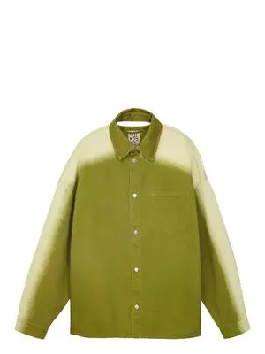 Camper Long-sleeve Denim Shirt - Green