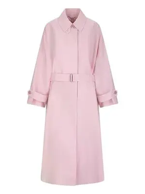 Magda Butrym Belted Trench Coat - Pink