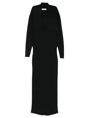ENTIRE STUDIOS V-neck Maxi Dress - Black