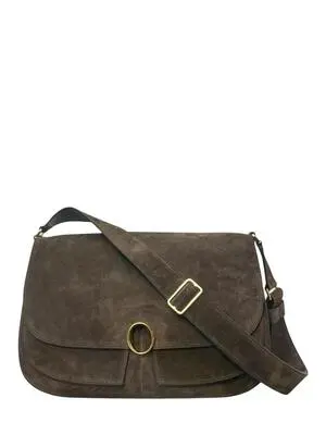 ORTIGNI Buckle Cross Body Bag - Brown