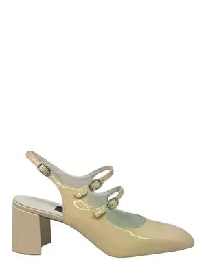 CAREL 60mm Banana Slingback Pumps - Neutrals