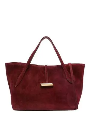 LIFFNER Suede Tote Bag - Red