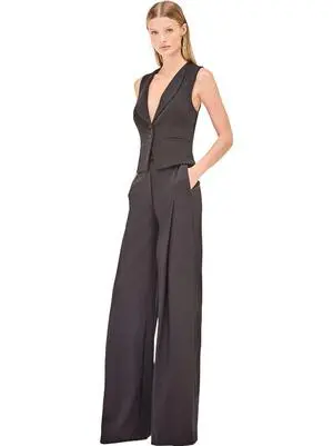 Alexis Jude Wide-leg Trousers - Black