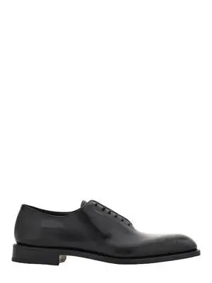 FERRAGAMO Tramezza Plain Toe Oxford - Black