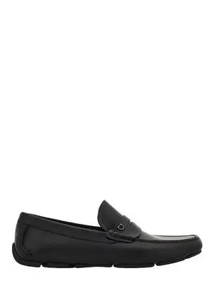 FERRAGAMO Penny Driver Loafer - Black