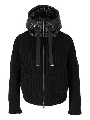 Herno Knit Zip Cardigan Grey