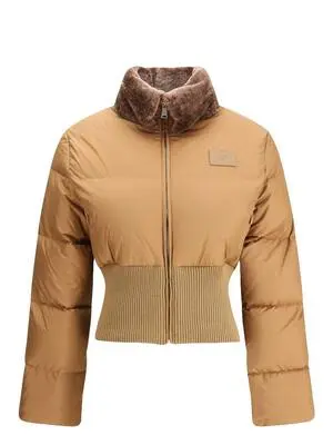 Fendi Short Down Jacket - Brown