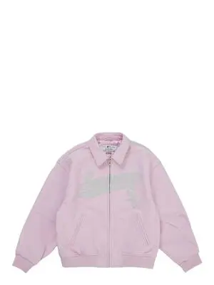 Supreme Chicago White Sox Leather Varsity Jacket - Pink