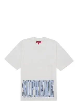 Supreme Cracked Stretch Short Sleeve Top White