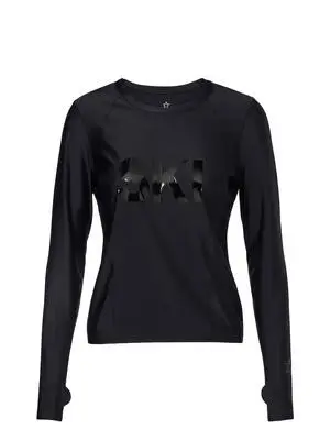 Perfect Moment Ski Crew Neck Top - Black