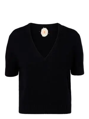 JARDIN DES ORANGERS Cashmere V-Neck Sweater