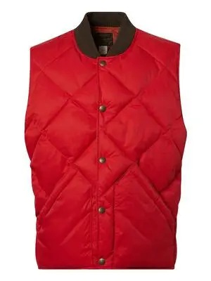 Ralph Lauren Quilted Twill Vest - Red