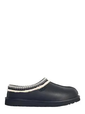 UGG Tasman Leather Slippers - Black