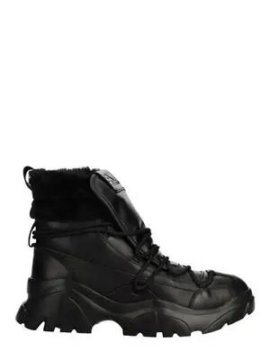 Emporio Armani Lace-up Boots - Black