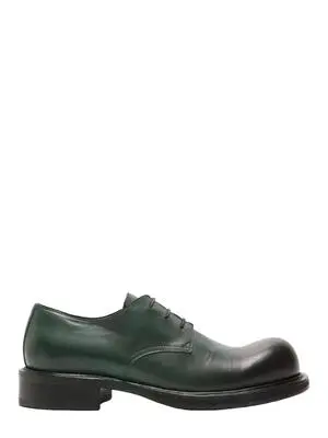 Acne Studios Leather Derby Shoes - Green