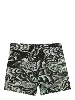 OSKLEN Printed Swim Shorts - Black