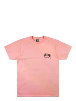 StÜssy New York Logo-print T-shirt - Pink