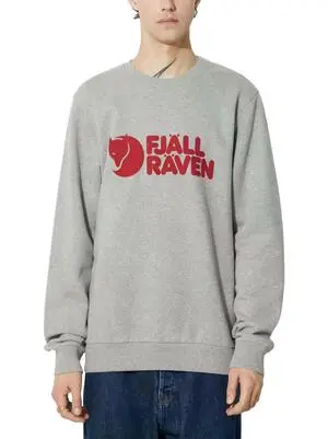 Fjallraven Logo Crew-neck Sweatshirt - Grey