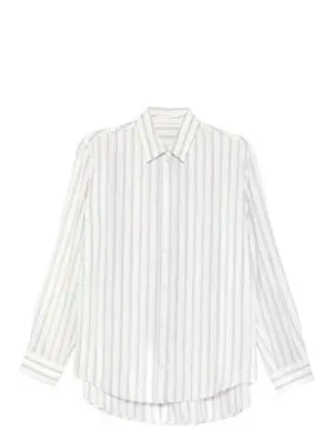 THE ROW Eirlys Striped Shirt - Grey