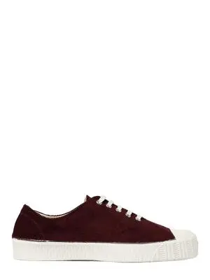 Comme Des Garçons Low Top Sneakers - Burgundy