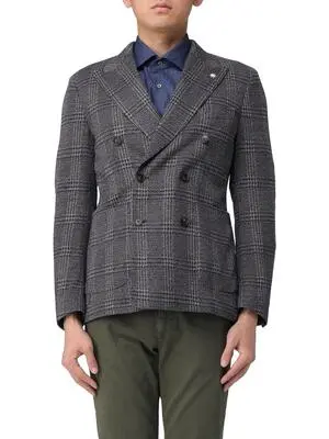 MANUEL RITZ Double-breasted Jacket - Blue