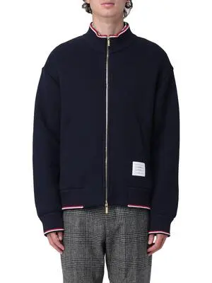 Thom Browne Full Zip Sweatshirt - Blue