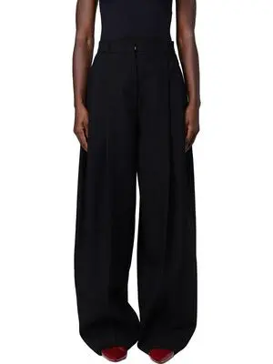 Jacquemus Wide Leg Trousers - Black