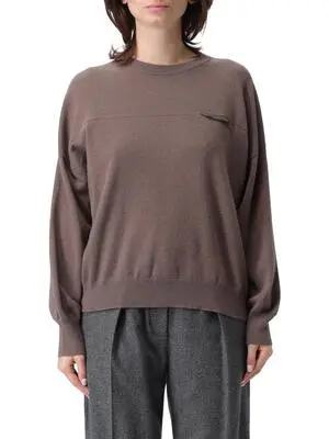 Brunello Cucinelli Crew Neck Sweater - Cocoa