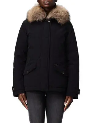Woolrich Parka With Fur Trim - Black