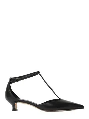 AEYDĒ T-Bar Kitten Heel Pumps